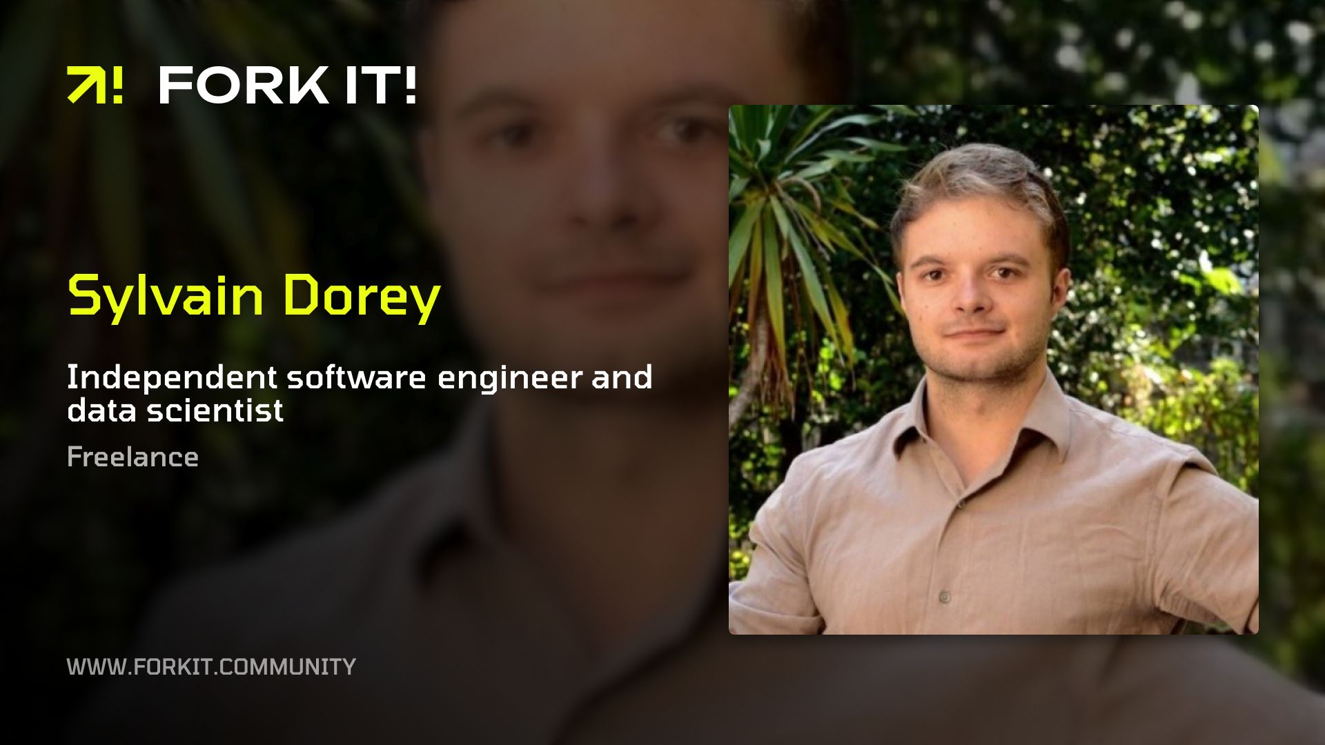 Sylvain Dorey | Fork it! Community